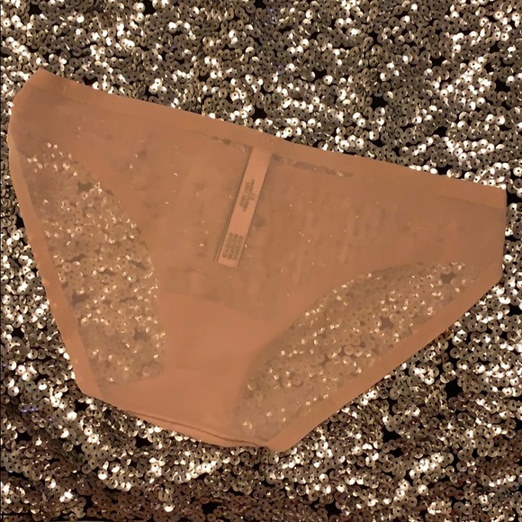 Victoria's Secret | Intimates & Sleepwear | Nwt Vs Sheer Luxe Logo Mesh ...